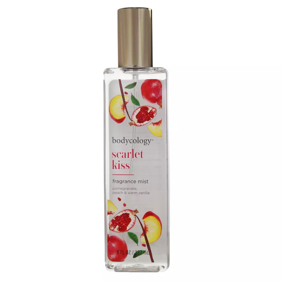 Bodycology Scarlet Kiss 8 Oz Fragrance Mist Spray For Women