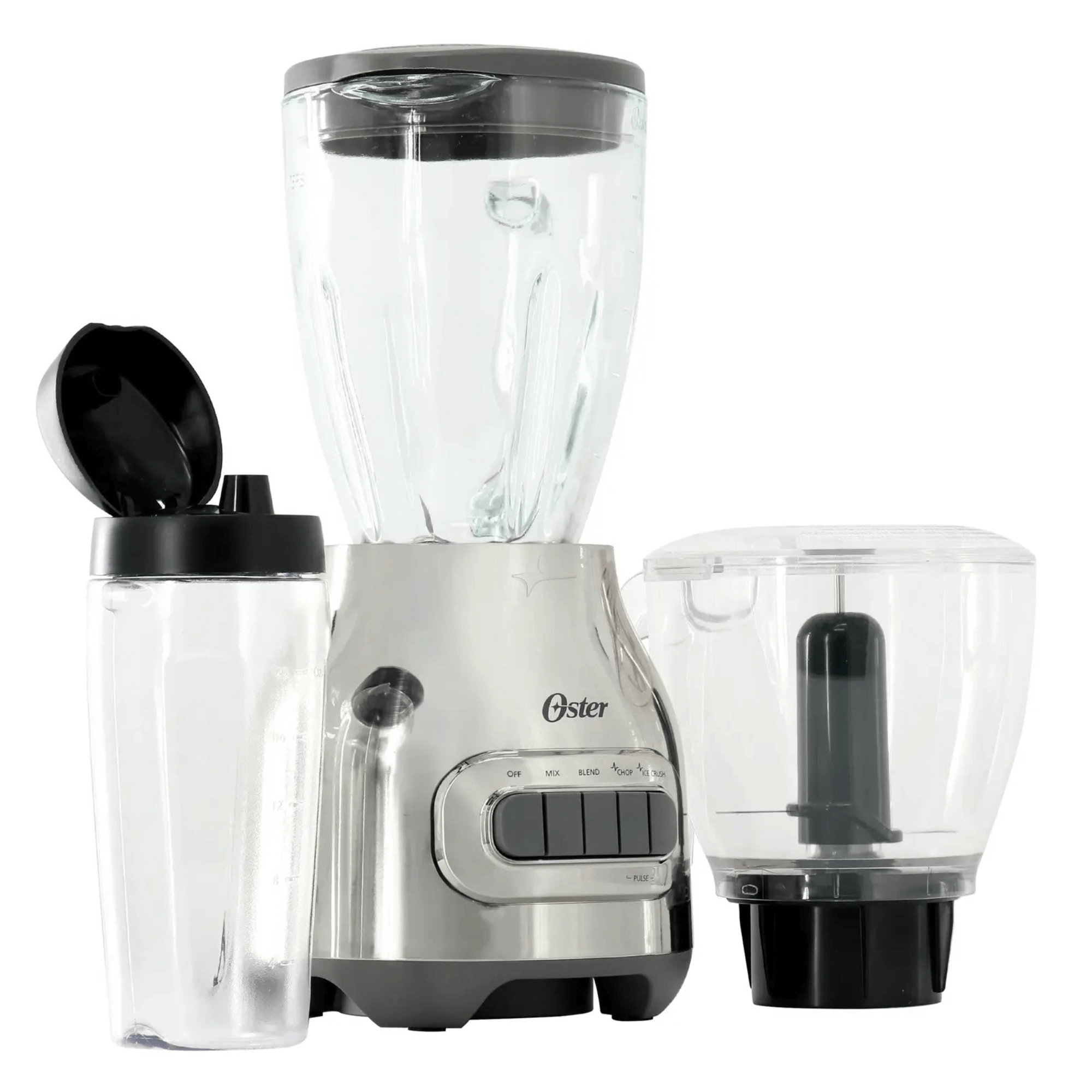 Oster 3-in-1 Kitchen Set with 5-Speed Blender/Food Chopper/To-Go Blend ...