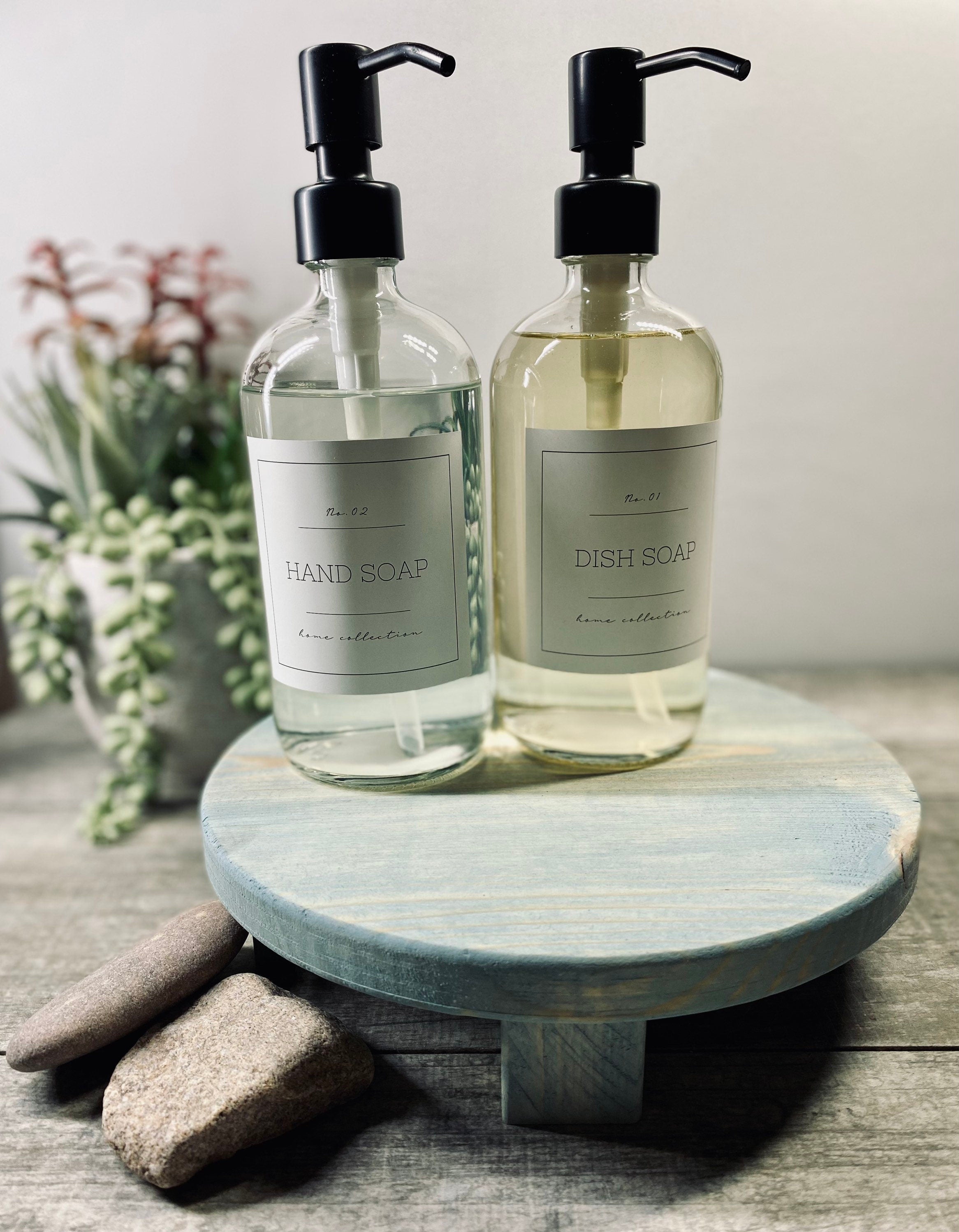 Round Farmhouse Riser, Soap Tray, Soap Riser, Wooden Plant Stand ...